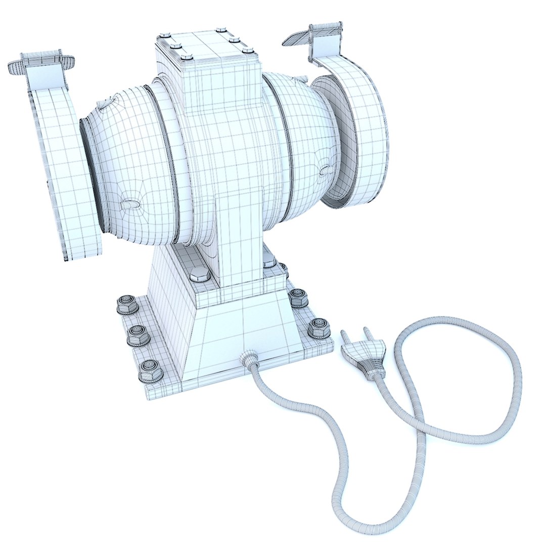 3D Model Industrial Machine Tool - Grinder Machine - TurboSquid 1808317