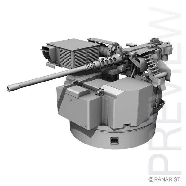 remote weapon station rws 3d c4d
