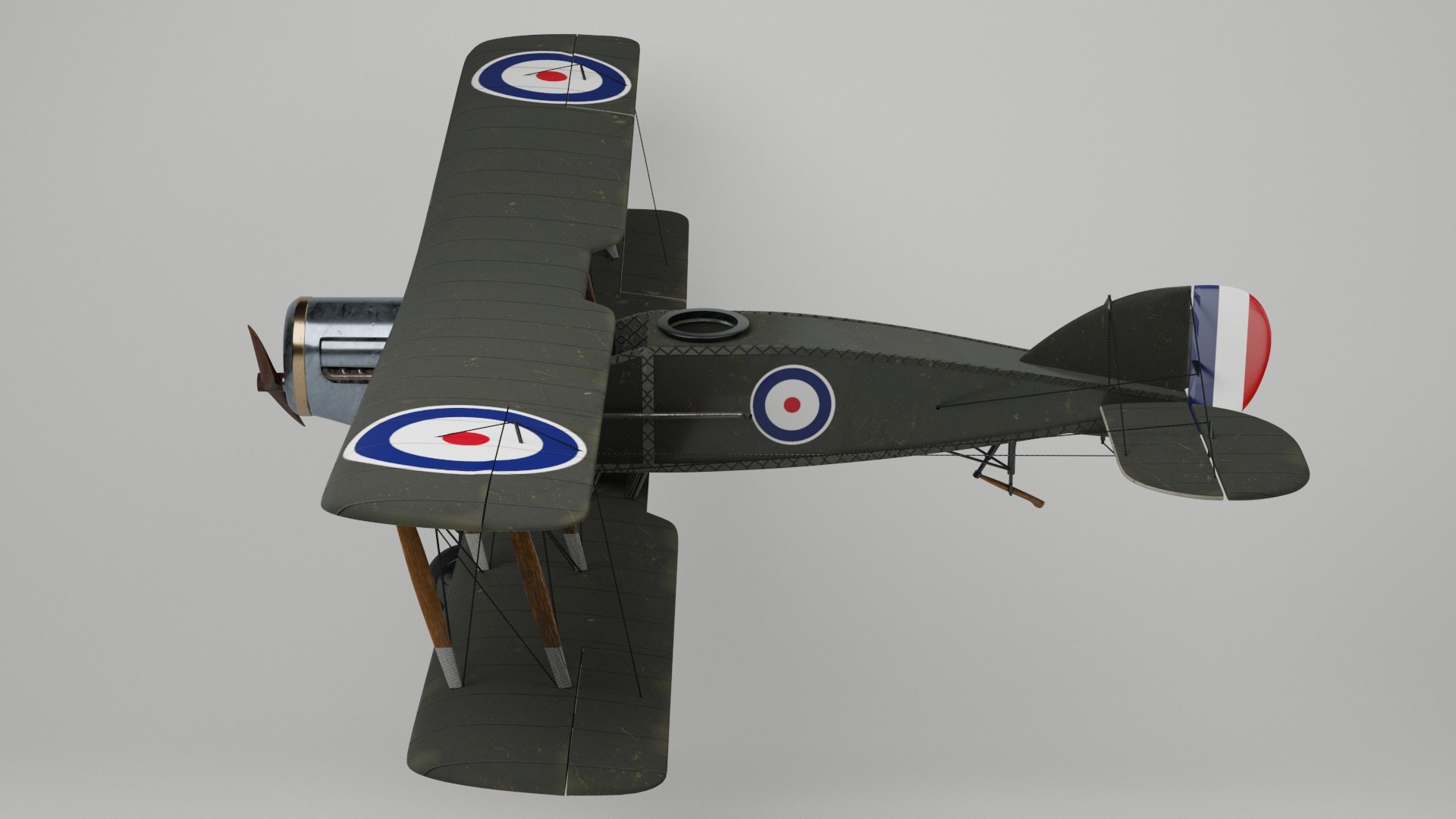 3D Biplane BristolF2b Model - TurboSquid 1784526