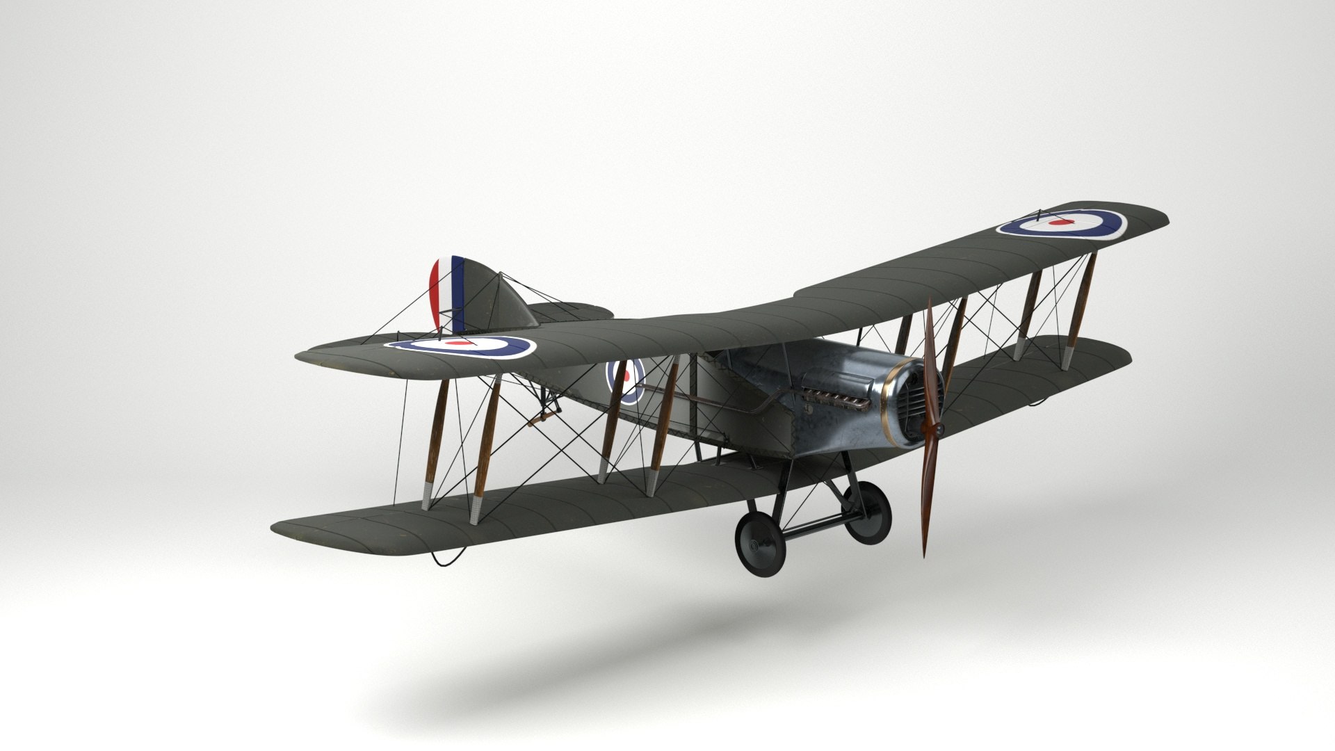 3D Biplane BristolF2b Model - TurboSquid 1784526