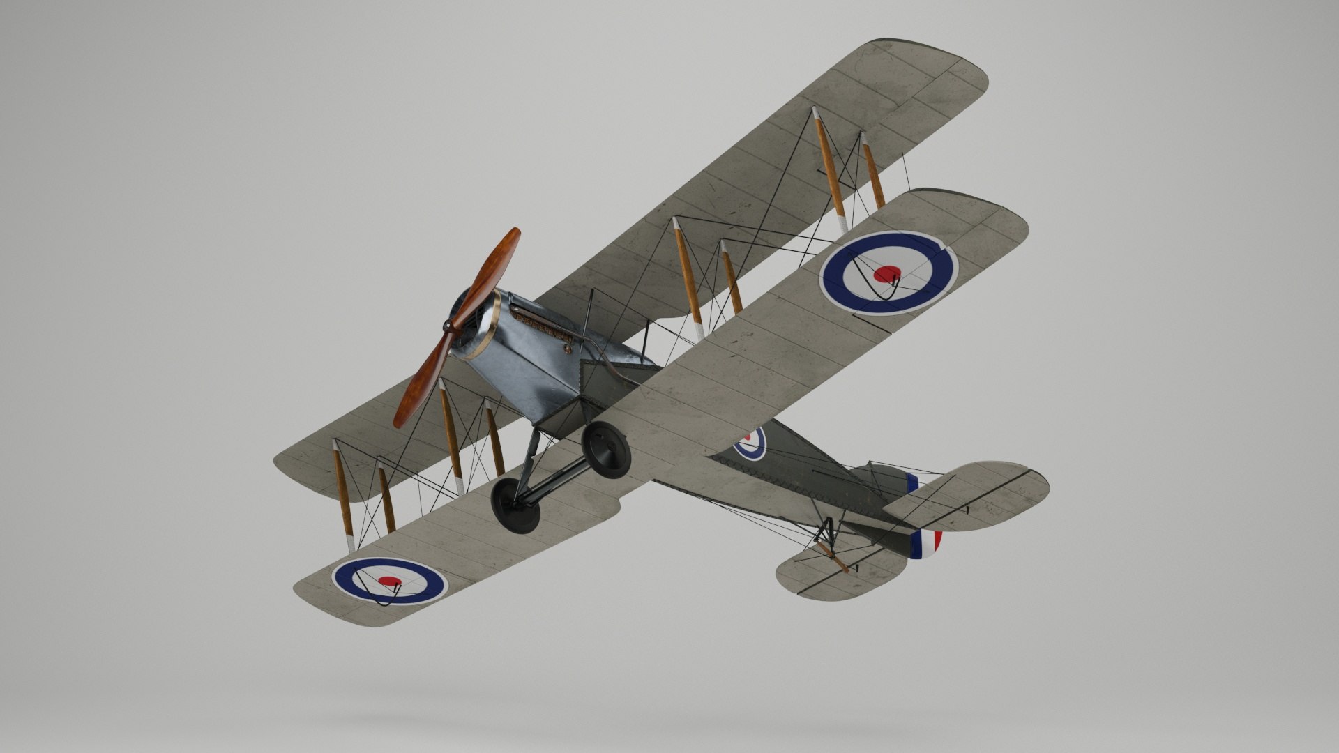 3D Biplane BristolF2b Model - TurboSquid 1784526