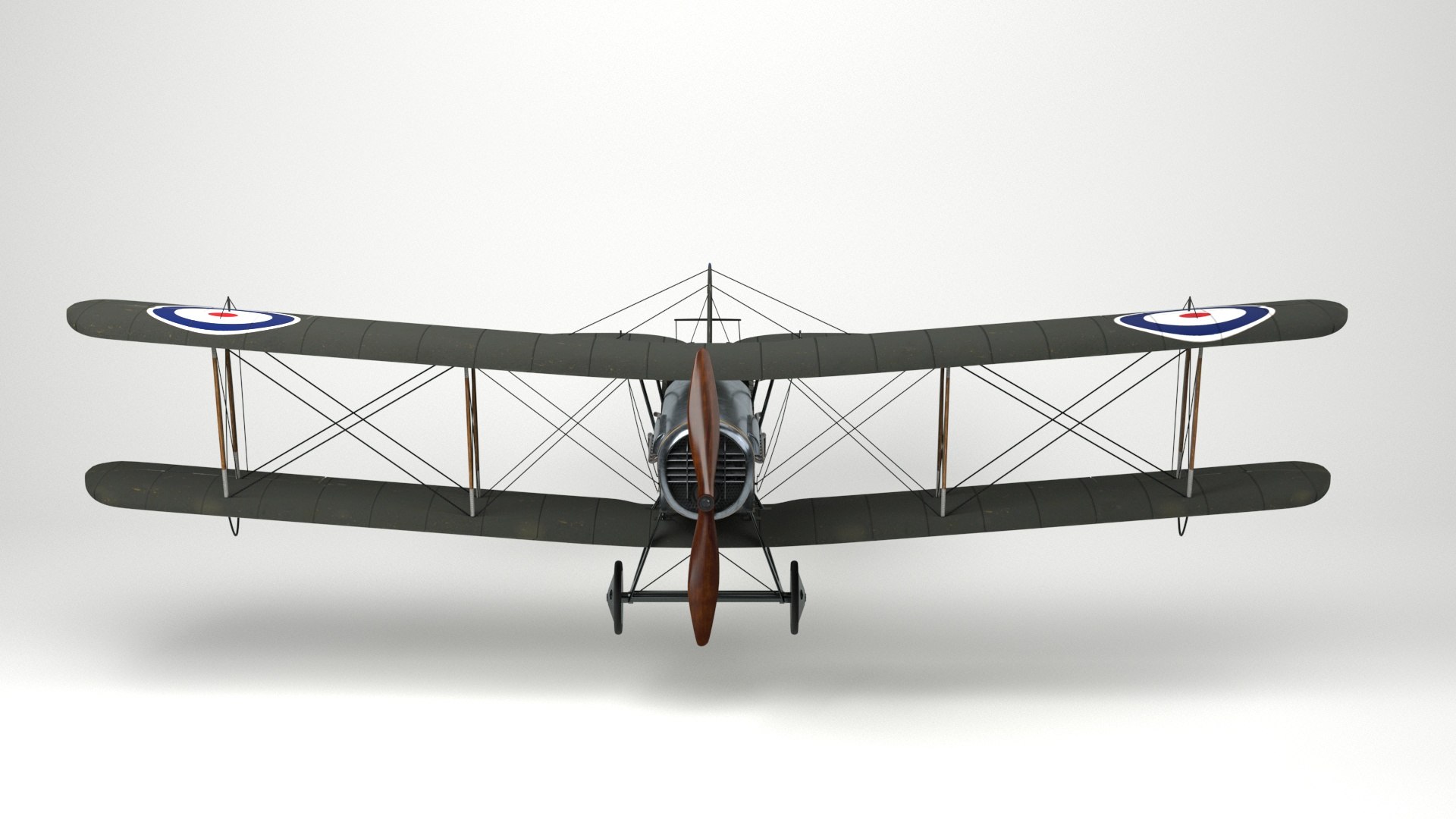 3D Biplane BristolF2b Model - TurboSquid 1784526