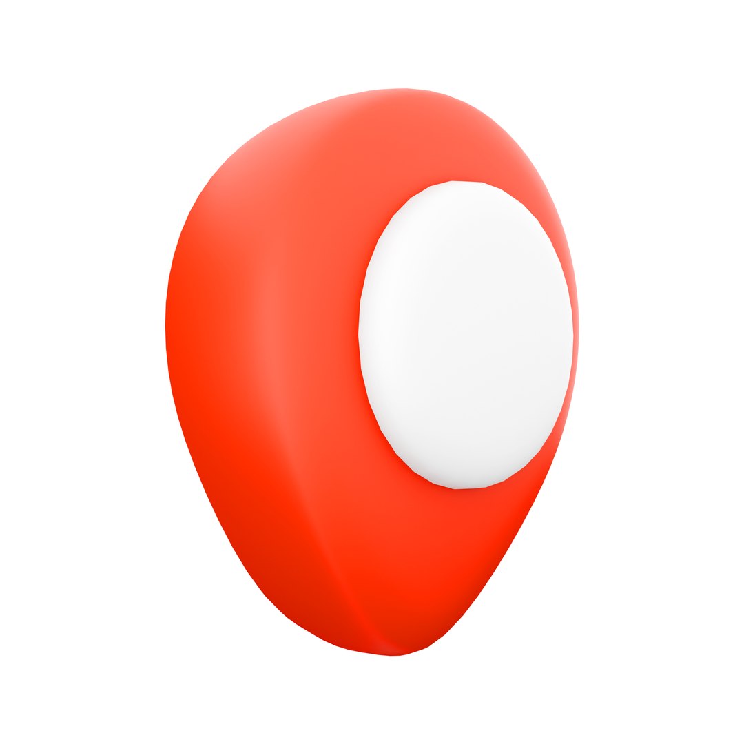 3d map navigation icon 3D model - TurboSquid 2065985