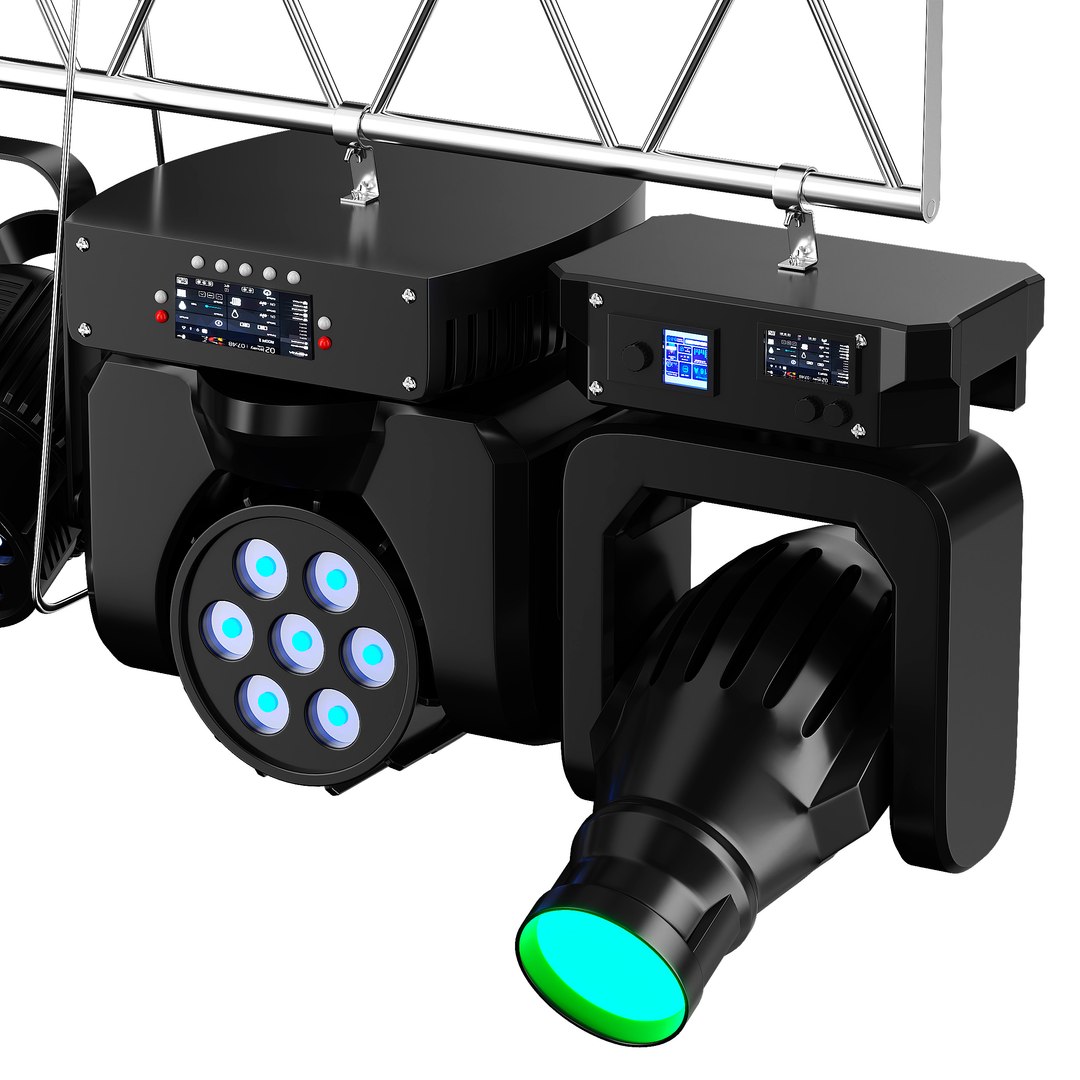 Soft Theater Farm With Lighting Equipment 3D Model - TurboSquid 2326780