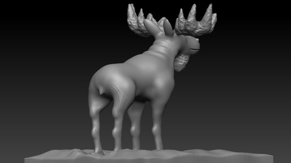 3D Moose Stl - TurboSquid 1774267