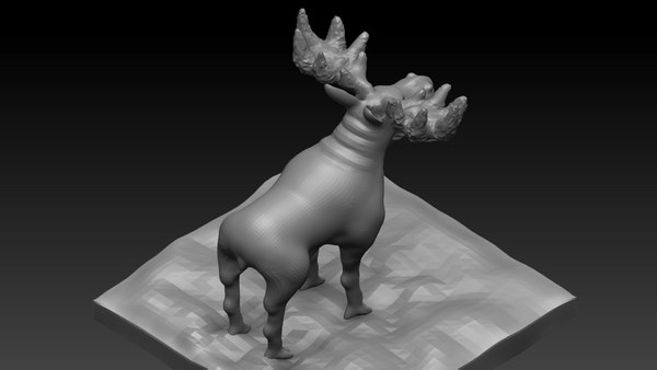 3D Moose Stl - TurboSquid 1774267