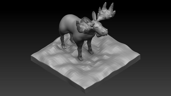 3D Moose Stl - TurboSquid 1774267