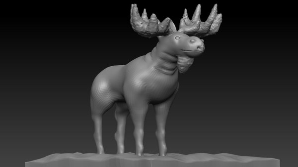 3D Moose Stl - TurboSquid 1774267