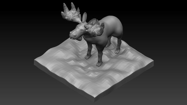 3D Moose Stl - TurboSquid 1774267