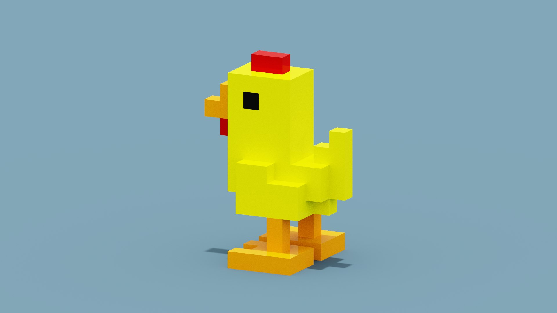 Voxel Chicken Model - TurboSquid 1902256