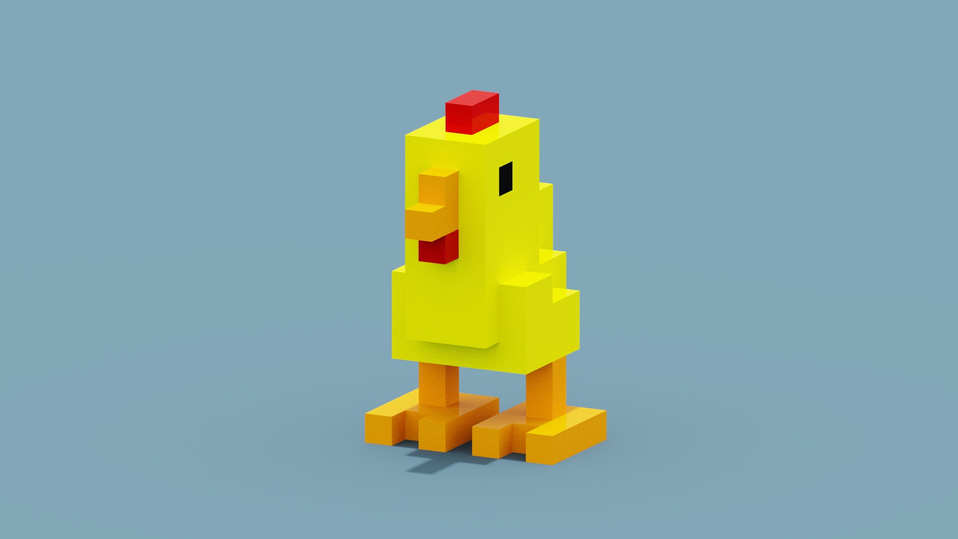 Voxel Chicken Model - TurboSquid 1902256
