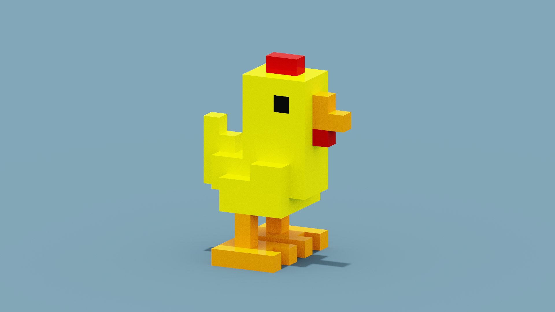 Voxel Chicken Model - TurboSquid 1902256