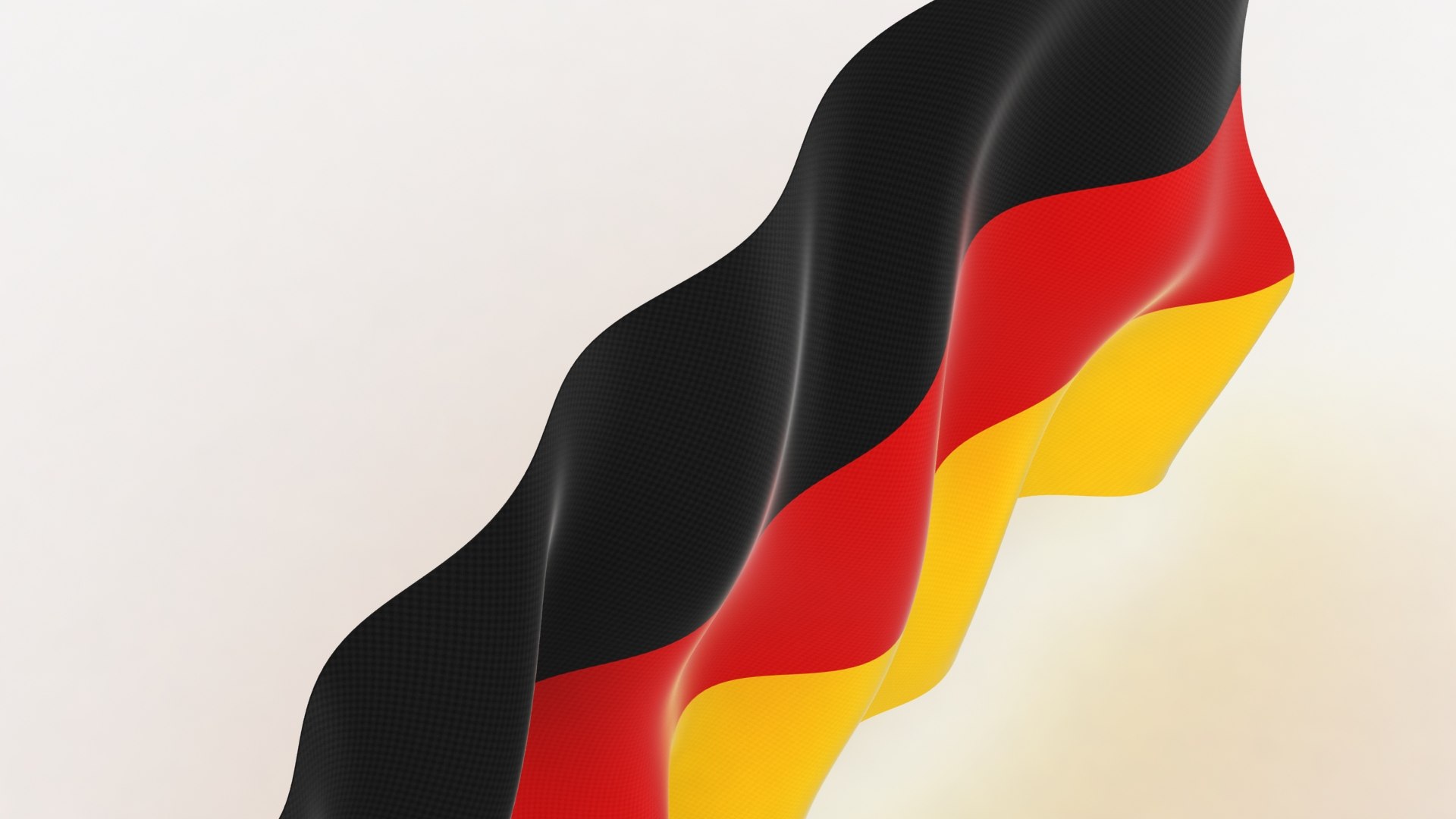 3D Model Realistic Germany Flag - TurboSquid 1613599