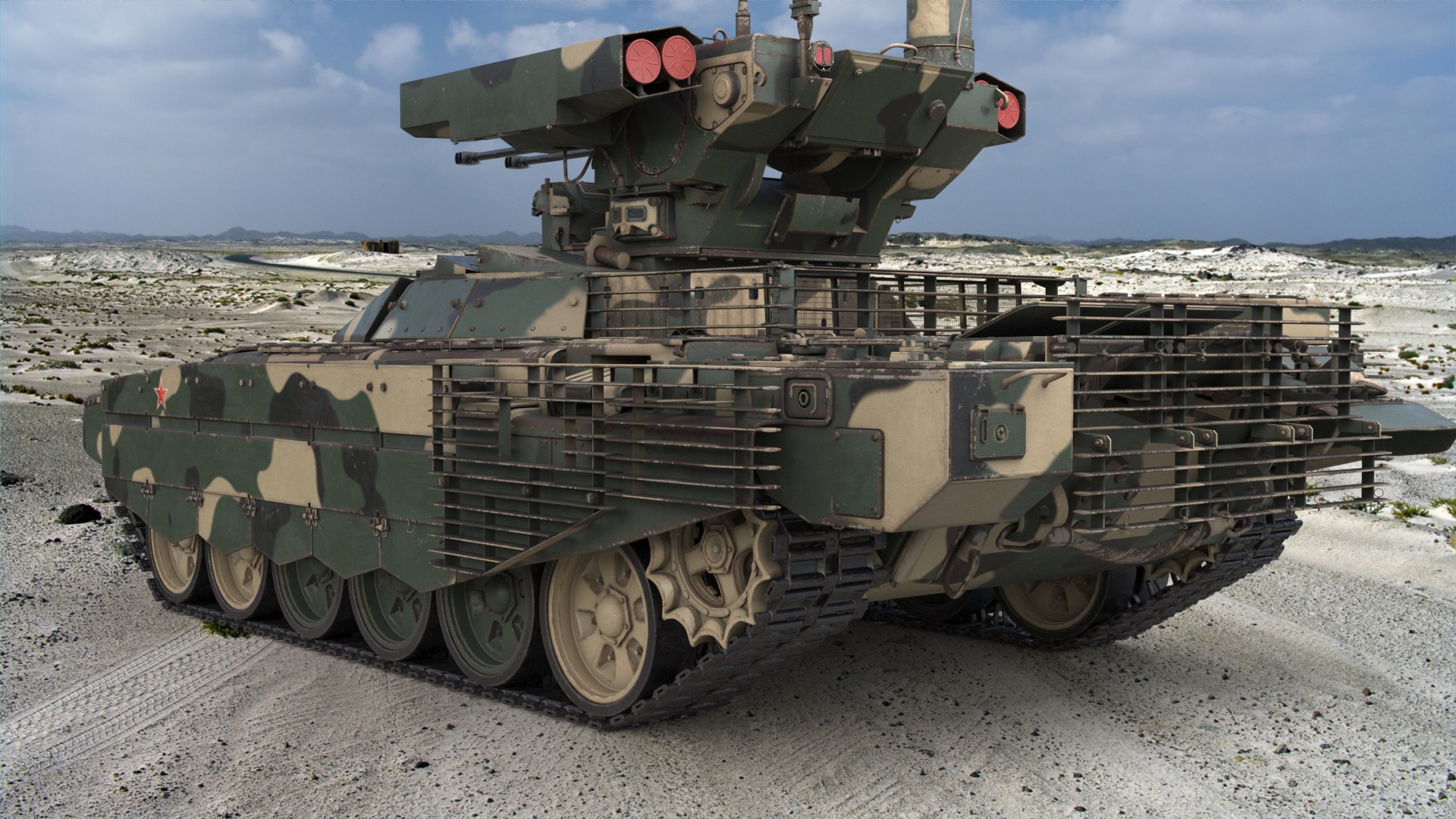 3D Tank Terminator BMP 72 Camouflage - TurboSquid 2029429