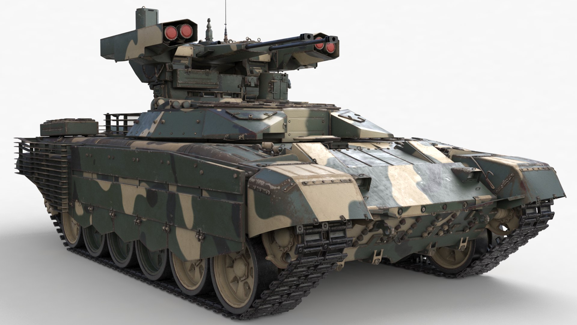 3D Tank Terminator BMP 72 Camouflage - TurboSquid 2029429