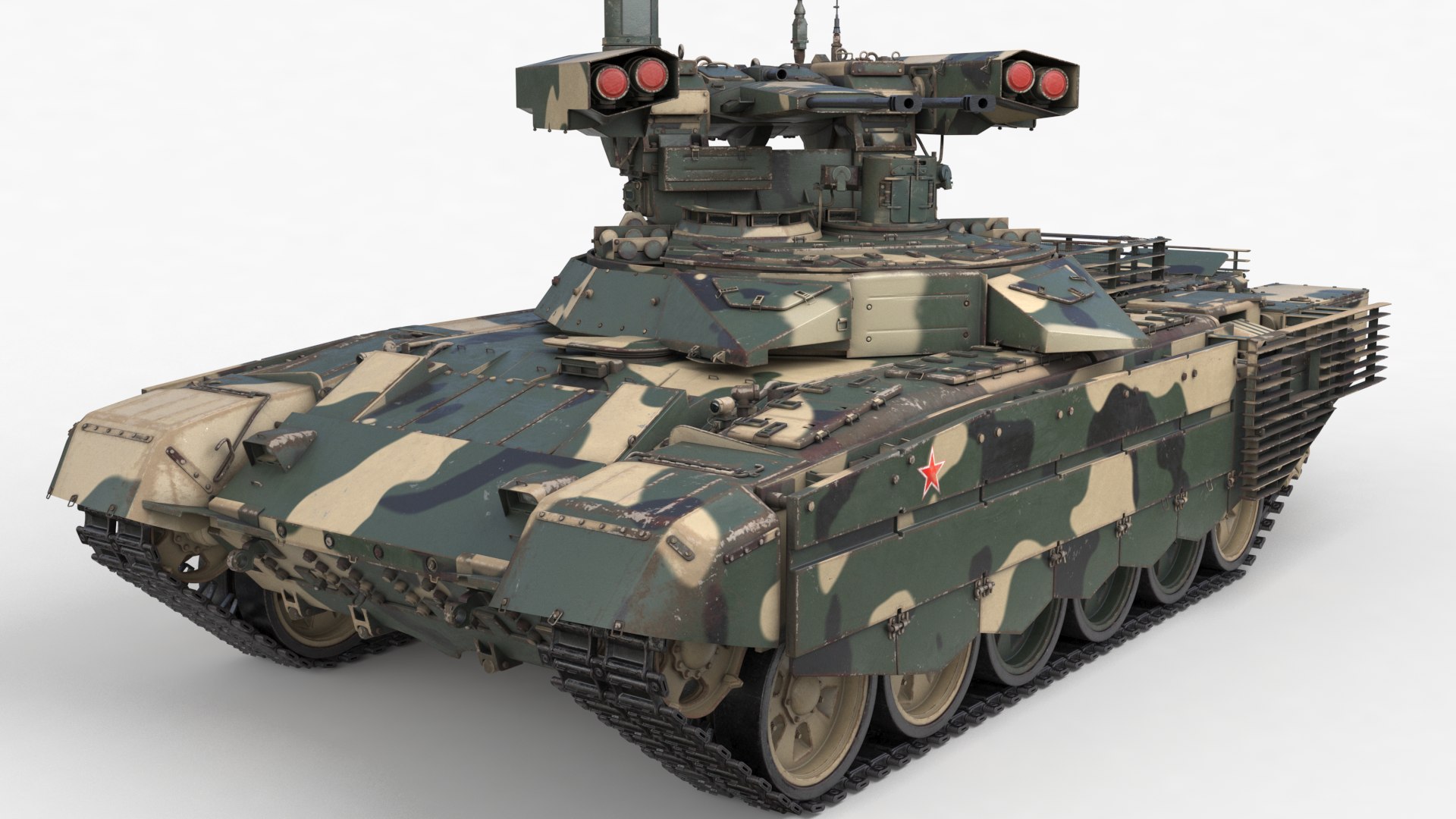 3D Tank Terminator BMP 72 Camouflage - TurboSquid 2029429