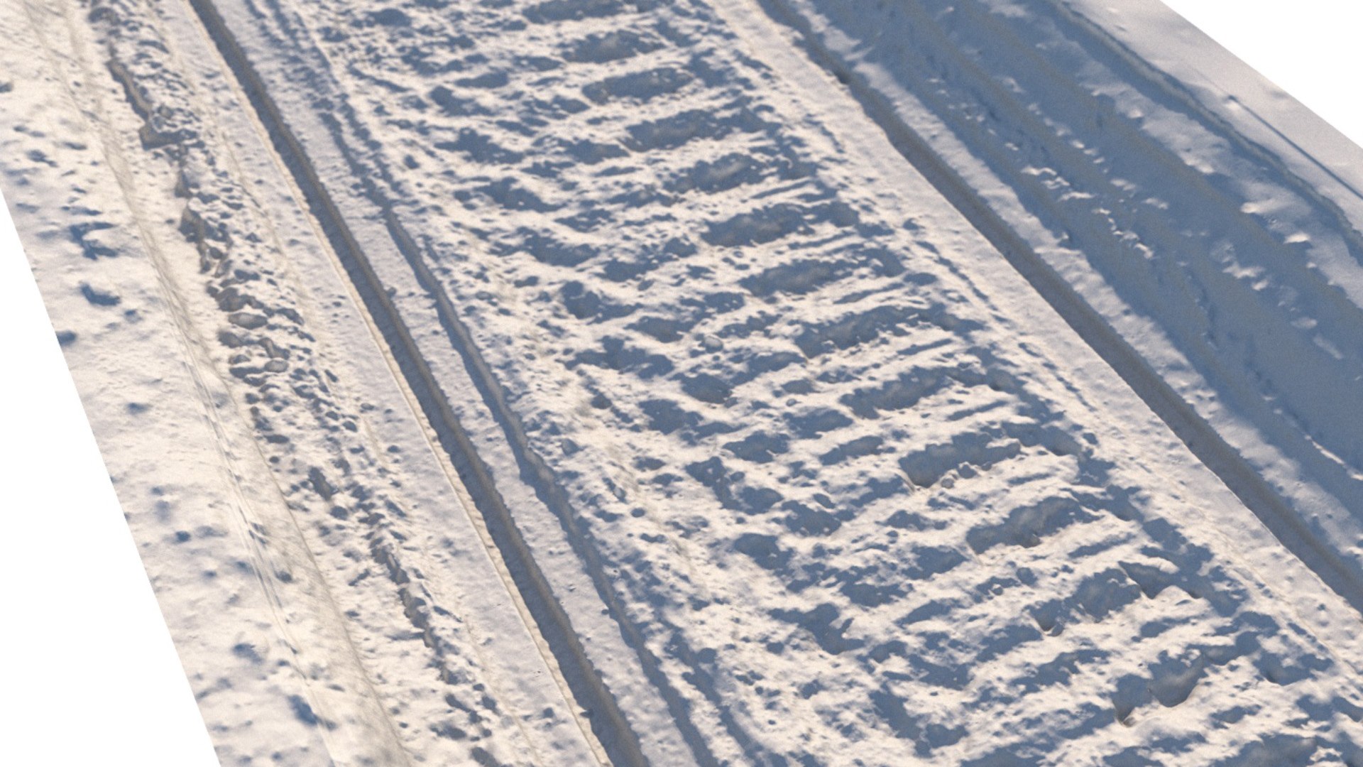 3D Model Winter Snowmobile Road 02 8 Meters - TurboSquid 2033280