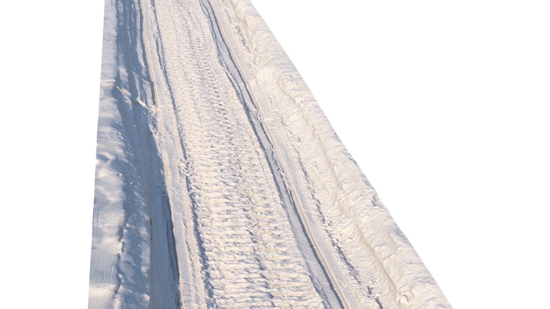 3D Model Winter Snowmobile Road 02 8 Meters - TurboSquid 2033280