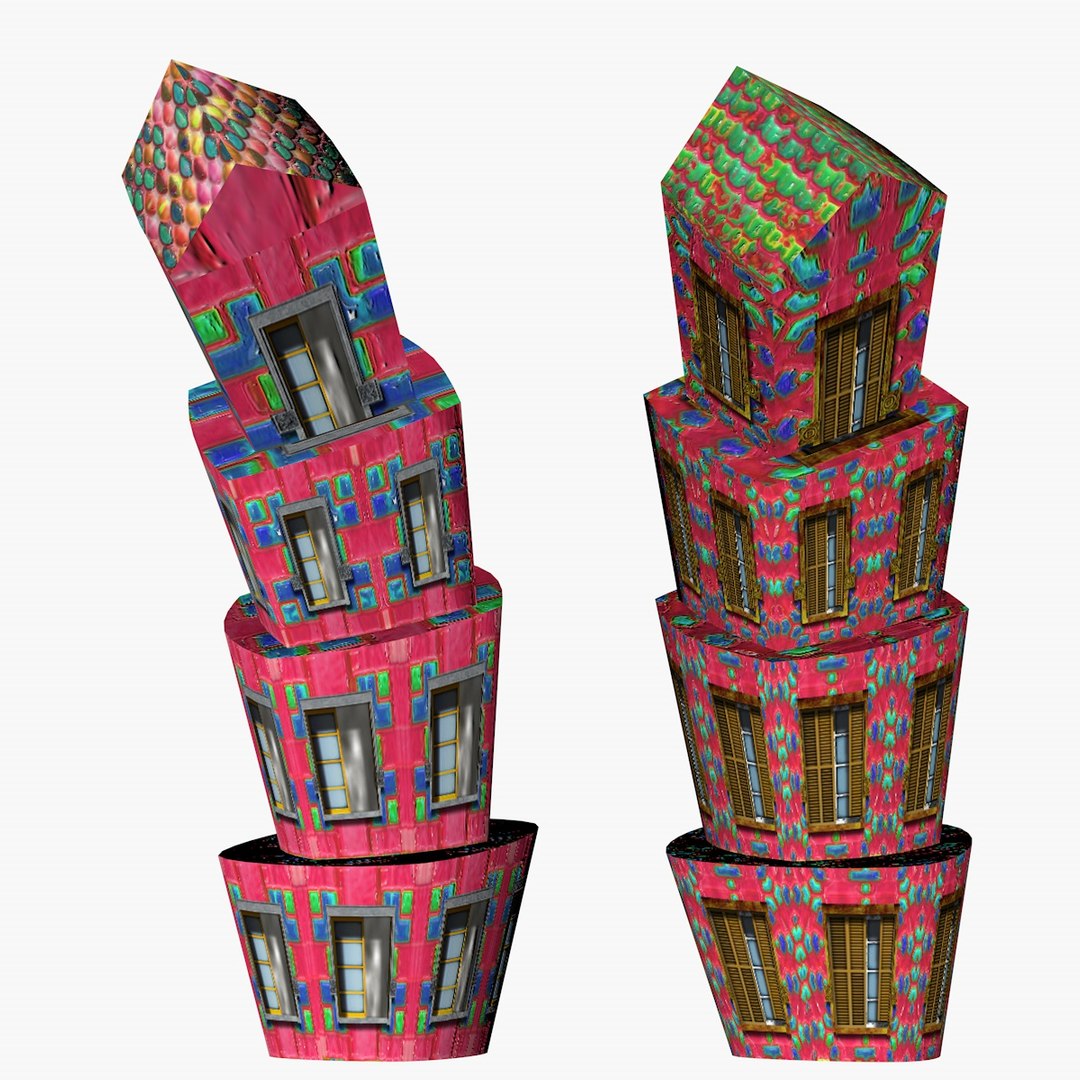 3d Model Building Structure