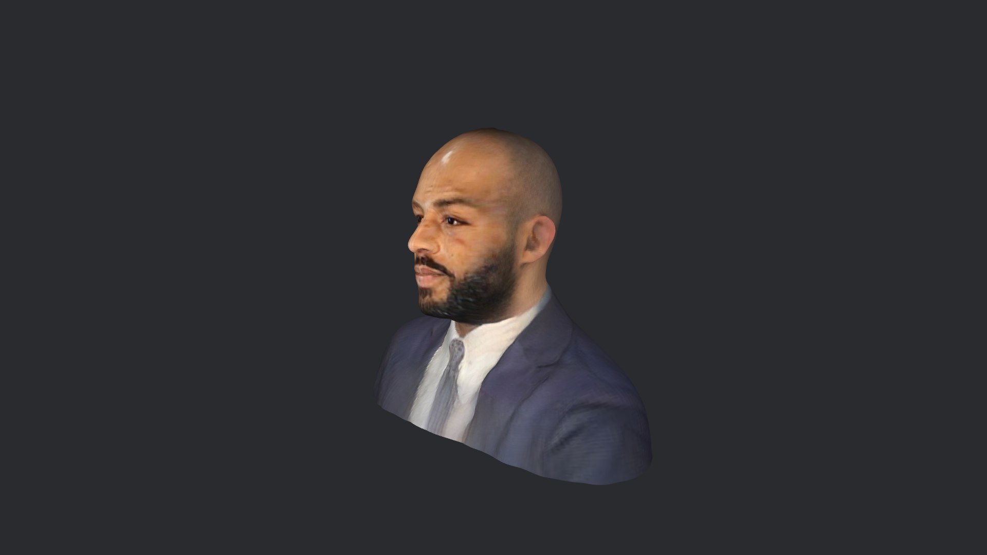 Jon Jones -Realistic Bust Head Ready 3D Model - TurboSquid 1873661