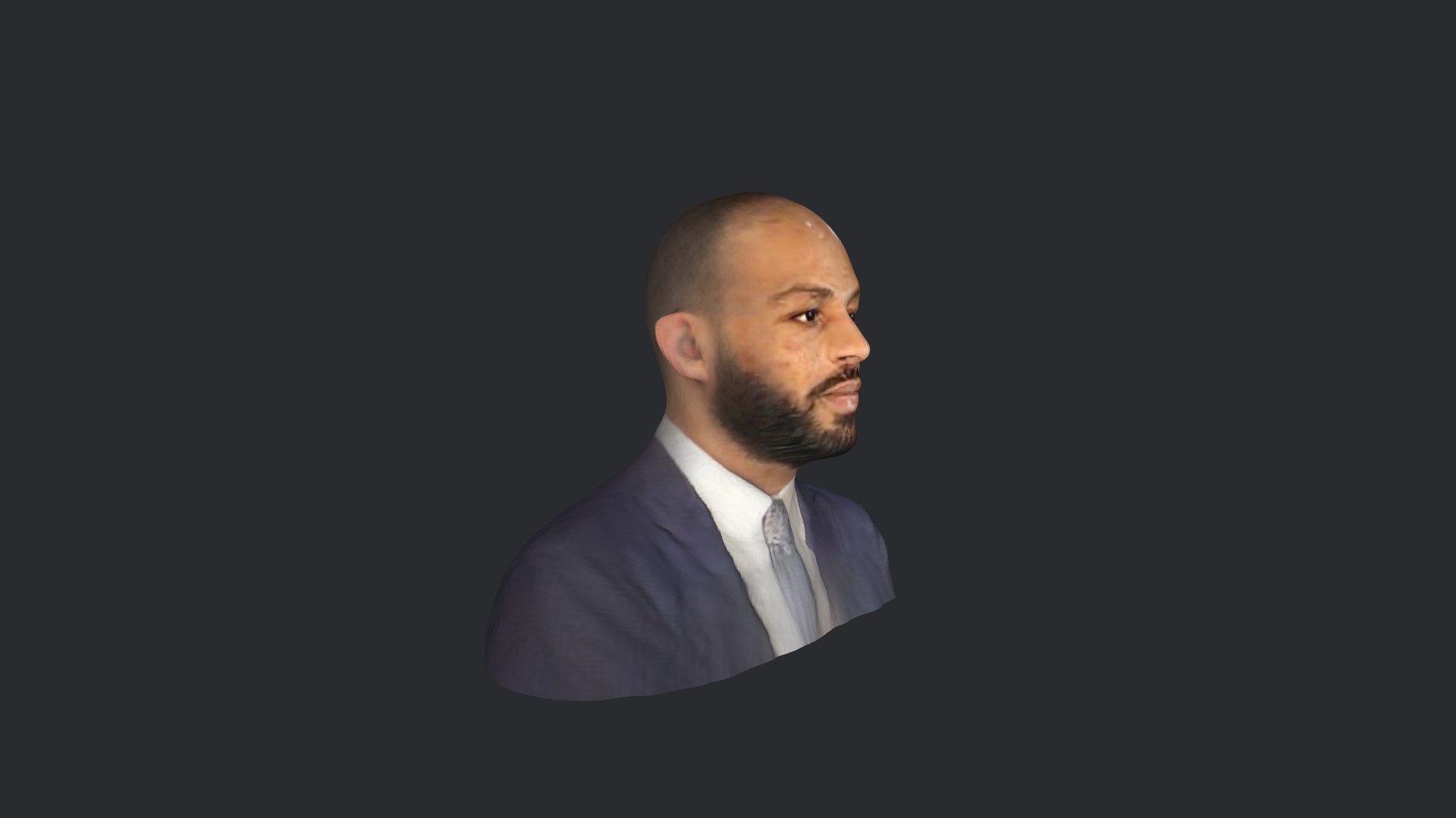 Jon Jones -Realistic Bust Head Ready 3D Model - TurboSquid 1873661