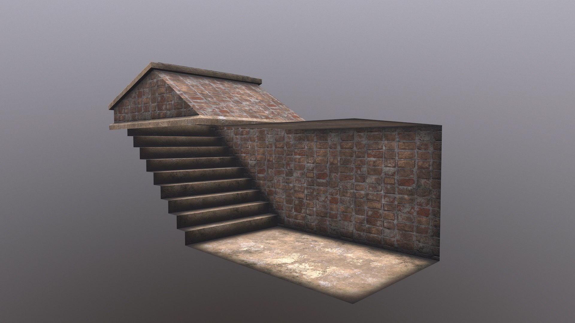 3D Basement Entrance And Basement Environment - TurboSquid 1762821