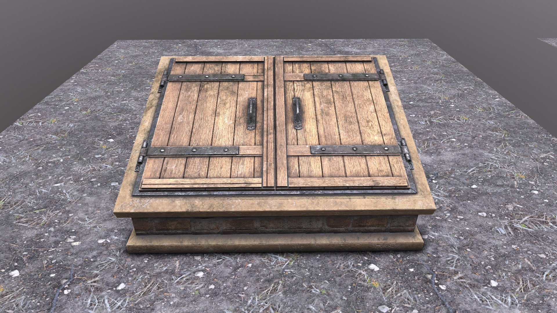 3D Basement Entrance And Basement Environment - TurboSquid 1762821