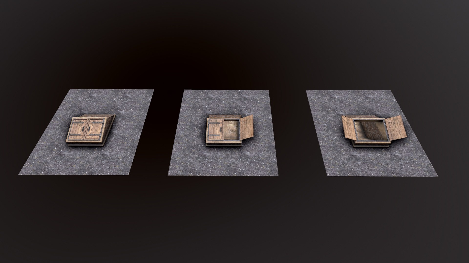 3D Basement Entrance And Basement Environment - TurboSquid 1762821