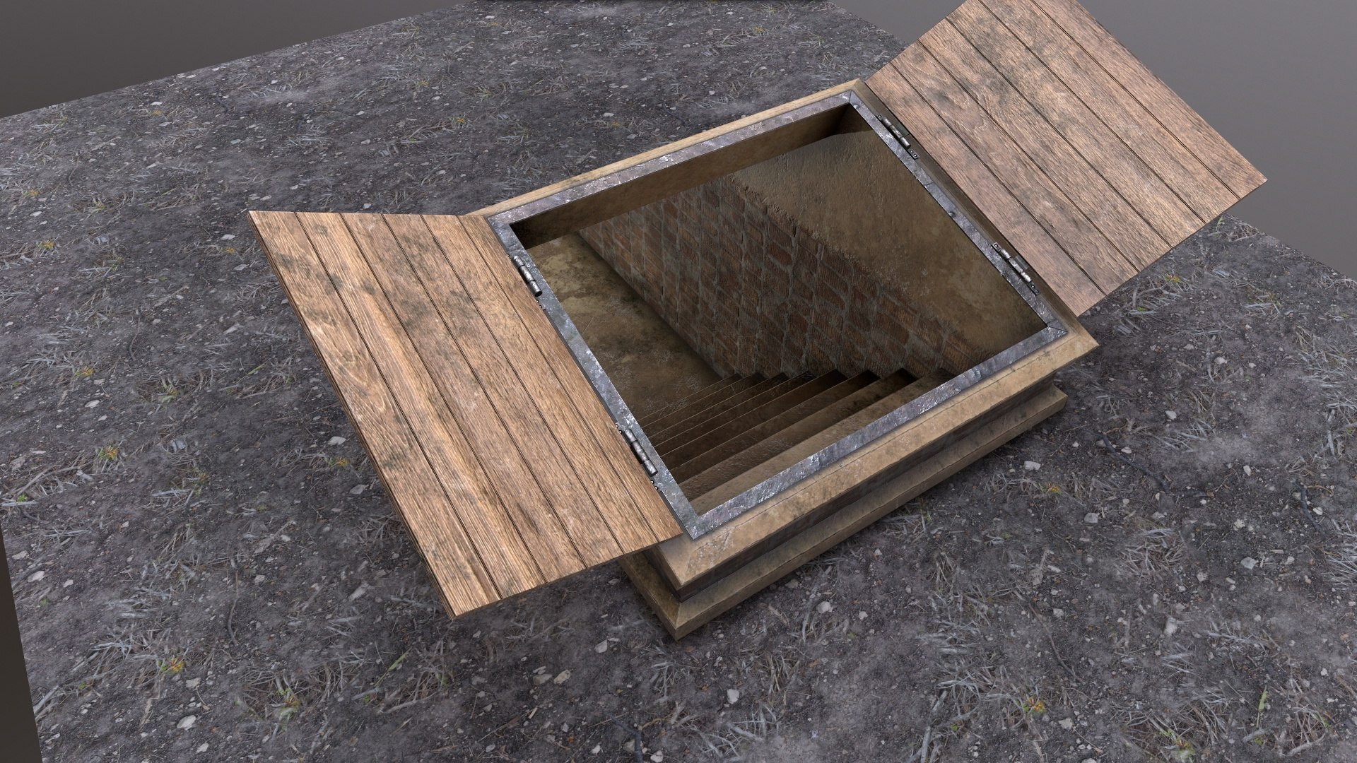 3D Basement Entrance And Basement Environment - TurboSquid 1762821