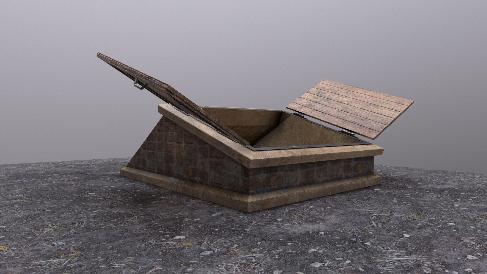 3D Basement Entrance And Basement Environment - TurboSquid 1762821