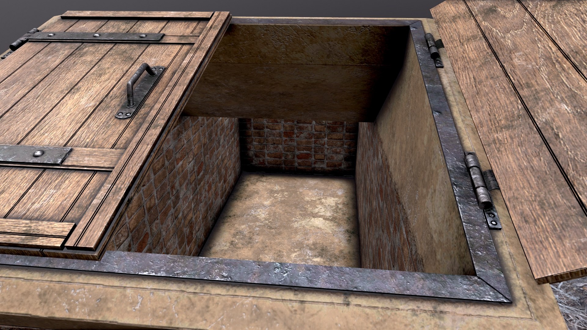 3D Basement Entrance And Basement Environment - TurboSquid 1762821