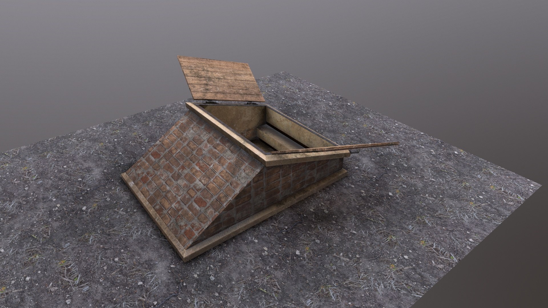 3D Basement Entrance And Basement Environment - TurboSquid 1762821