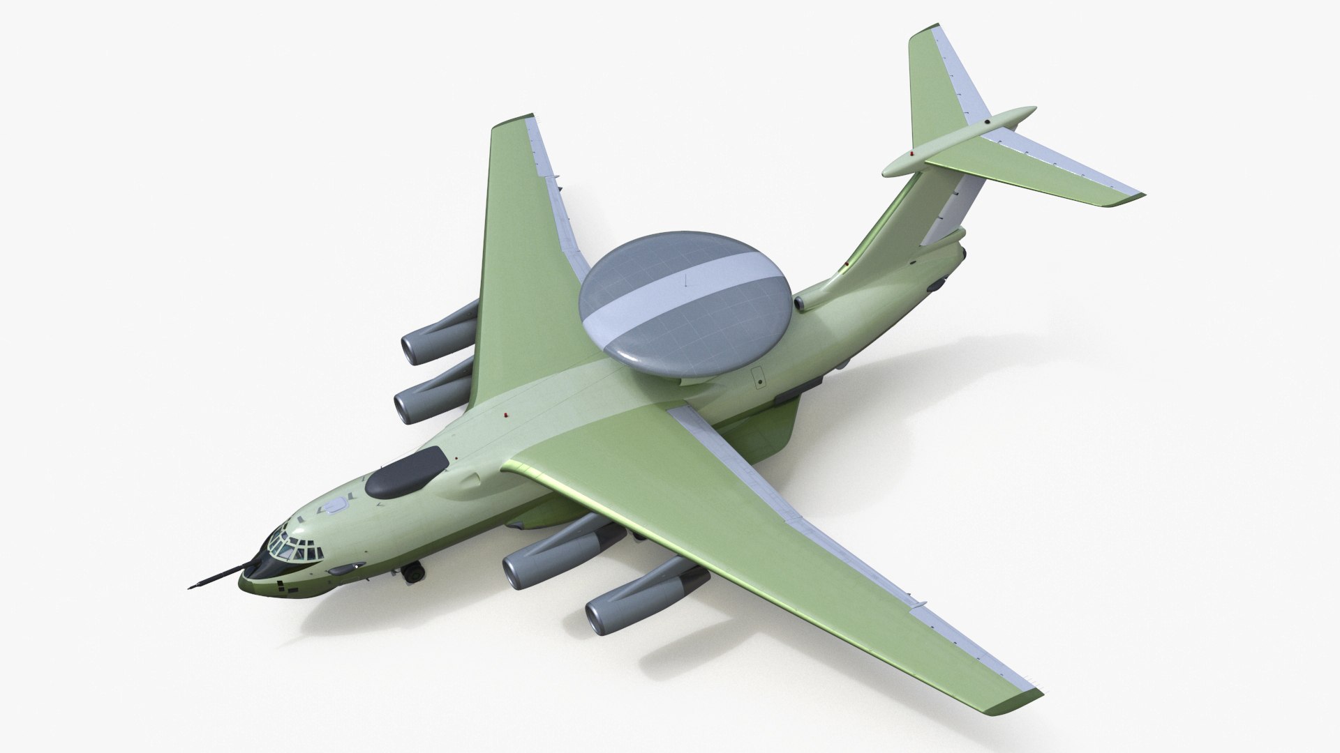 Tactical Surveillance Aircraft Green Rigged For Cinema 4D 3D - TurboSquid 2409442