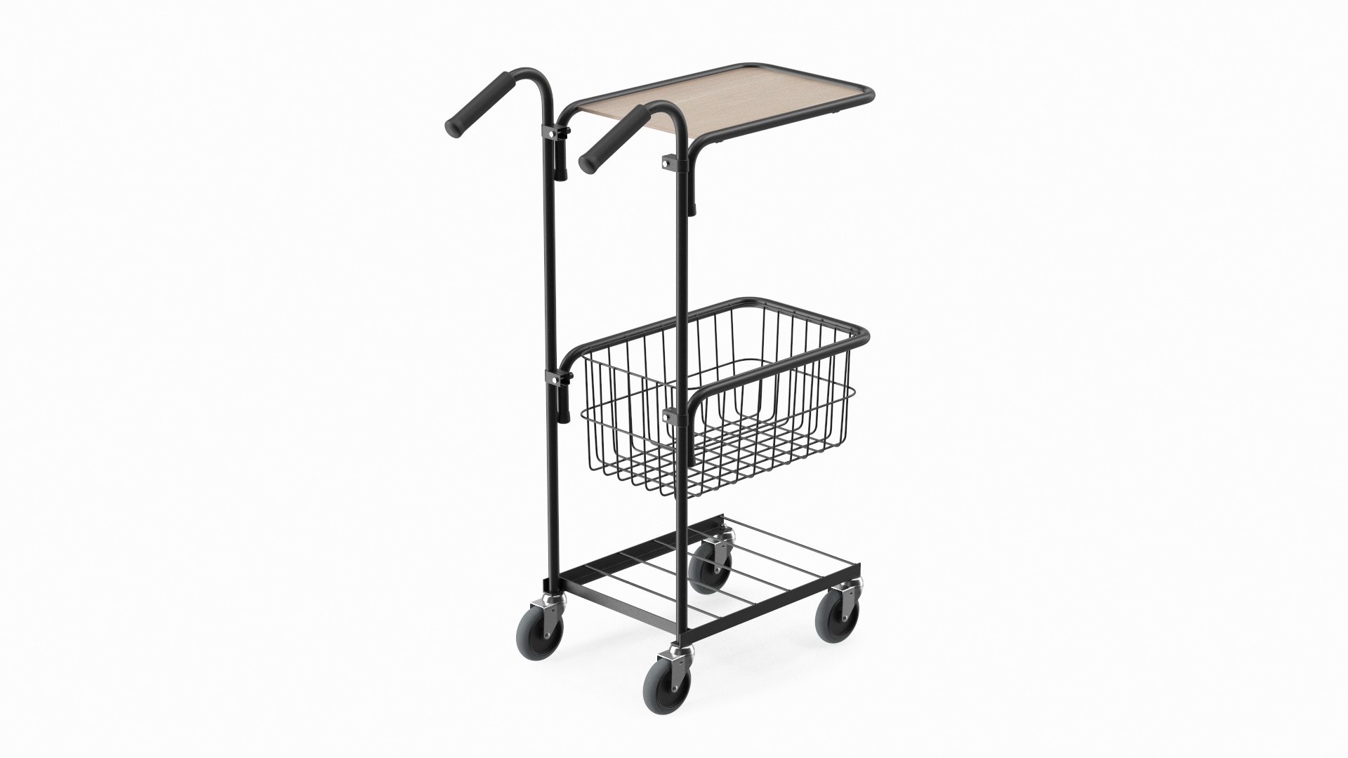 Steel Basket Trolleys Collection 3D Model - TurboSquid 1978411