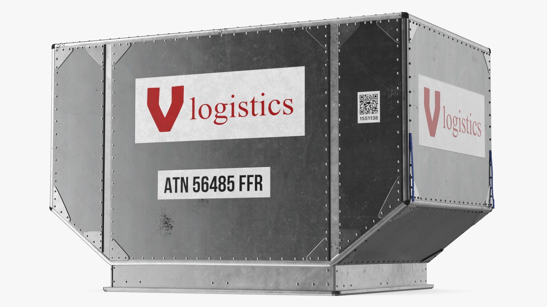 Old Airport Cargo Container 3D Model - TurboSquid 2063877