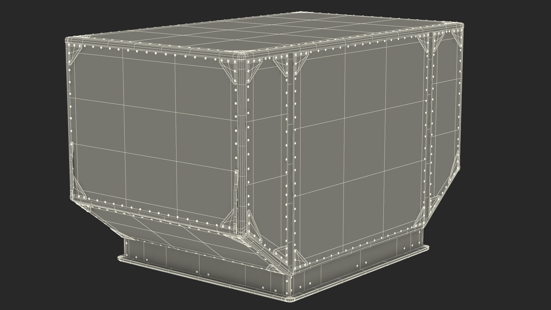 Old Airport Cargo Container 3D model - TurboSquid 2063877