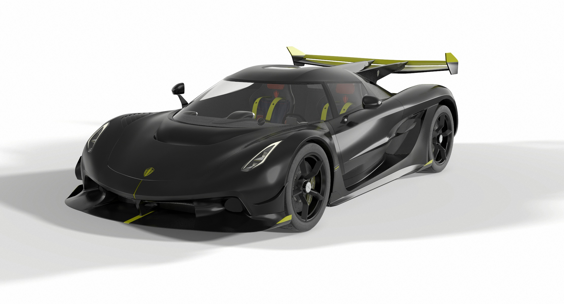 3D Koenigsegg Jesko Absolut Carbon - TurboSquid 2327374
