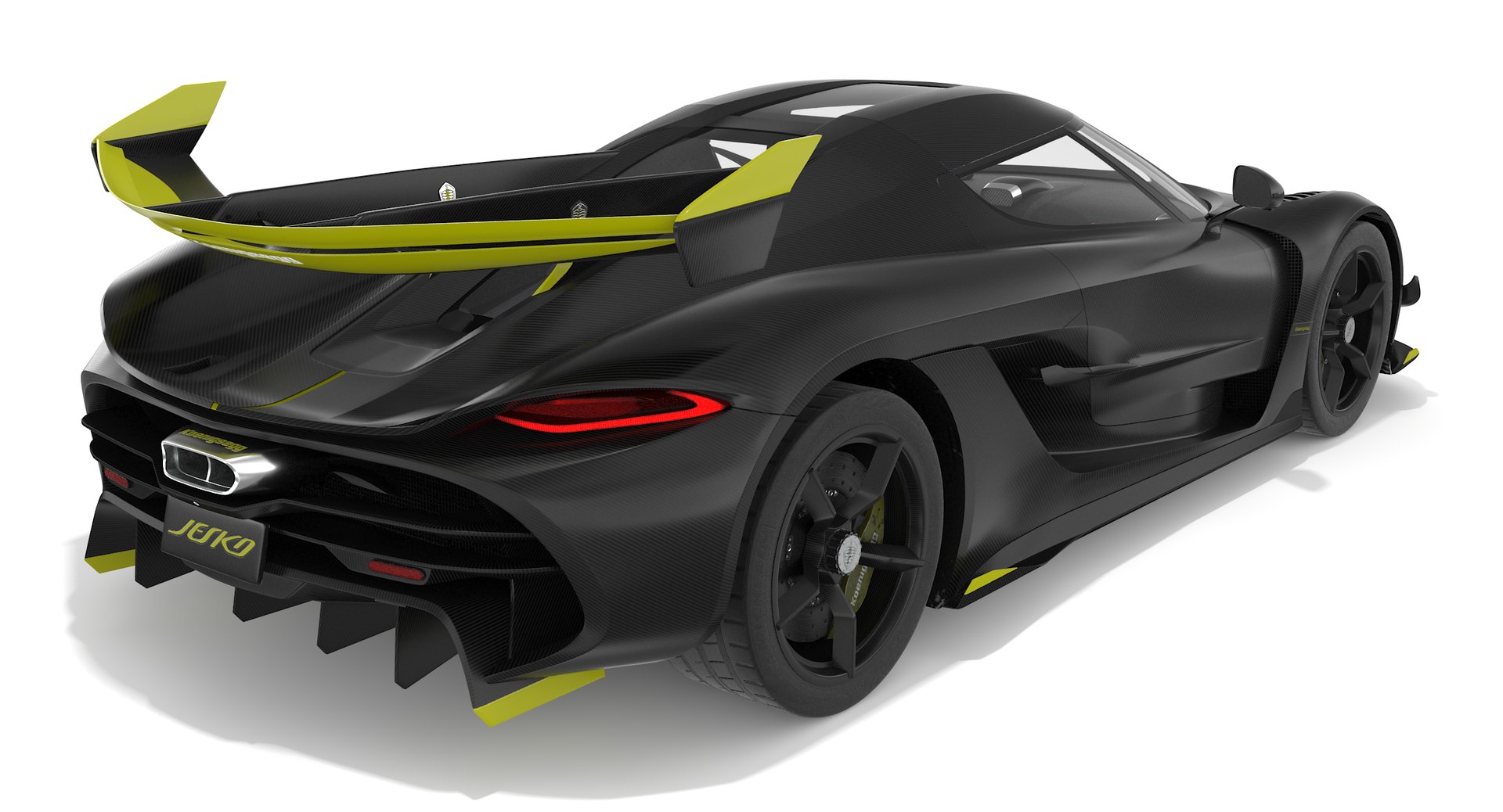 3D Koenigsegg Jesko Absolut Carbon - TurboSquid 2327374