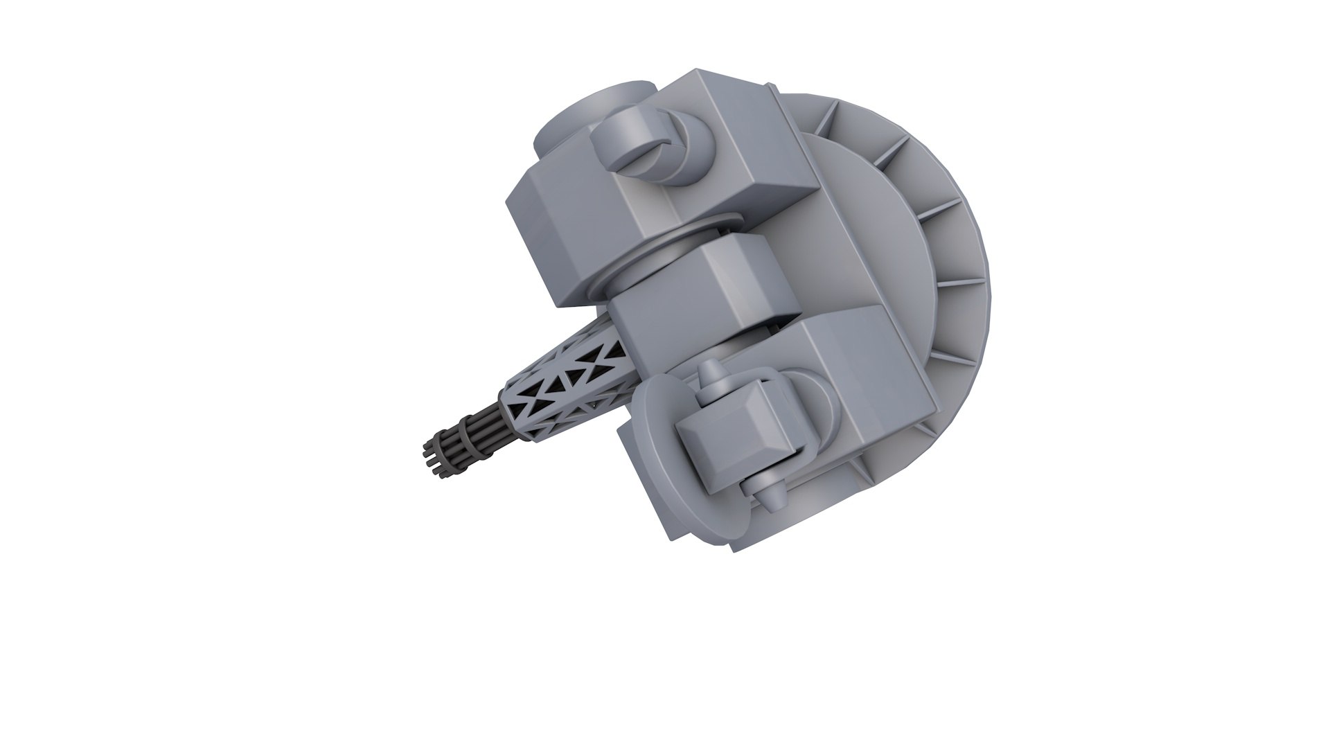 Type 1130 11-Barrel 30mm CIWS Model - TurboSquid 2368650