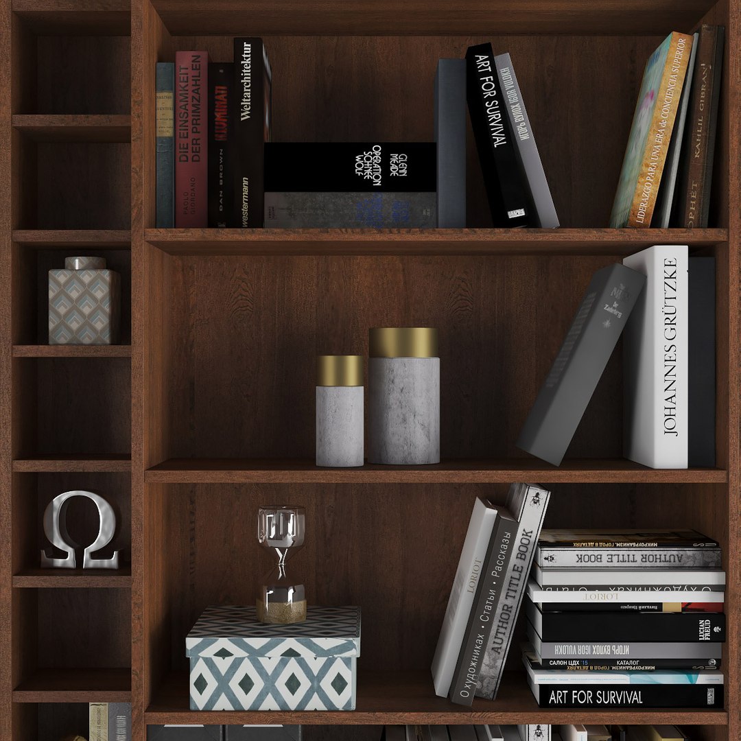 3D Bookcase Billy Gnedby Ikea - TurboSquid 1416806