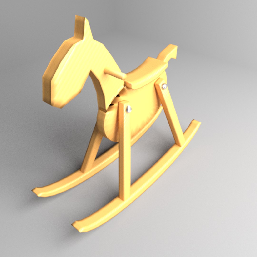 Rocking horse 1 3D model - TurboSquid 1539953