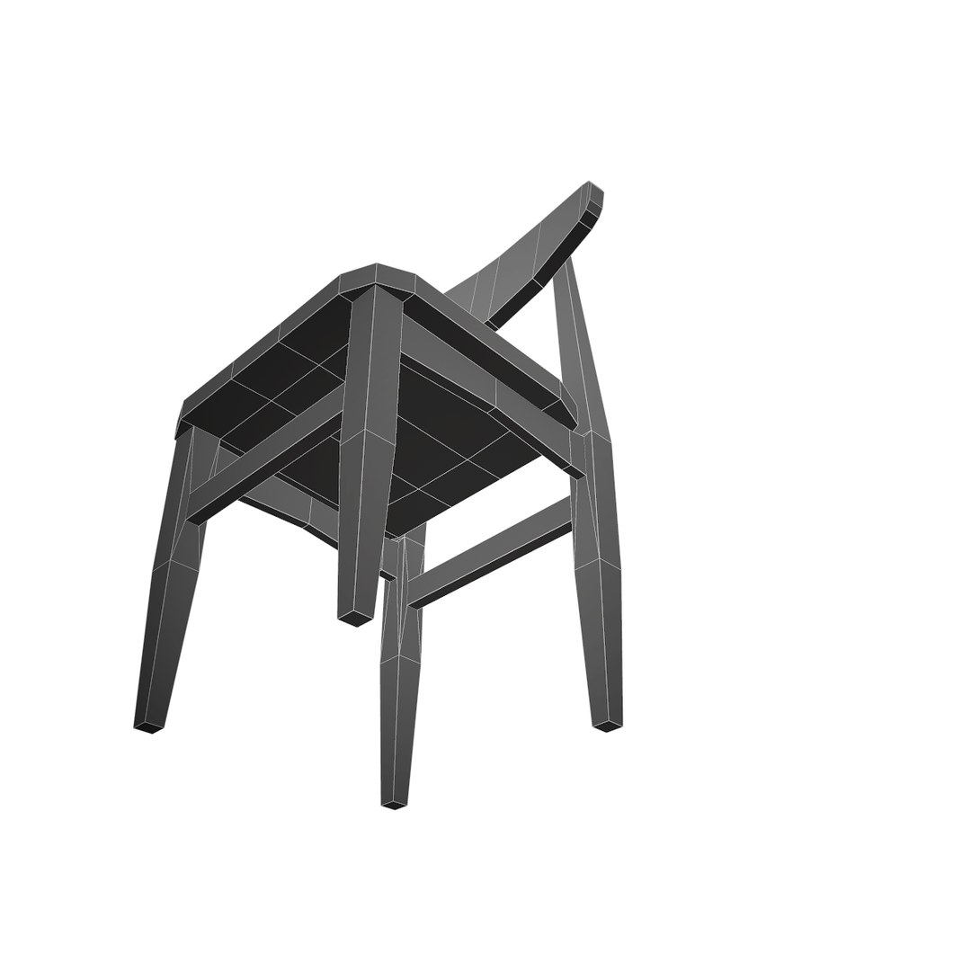 3D Simple Chair - TurboSquid 1195024