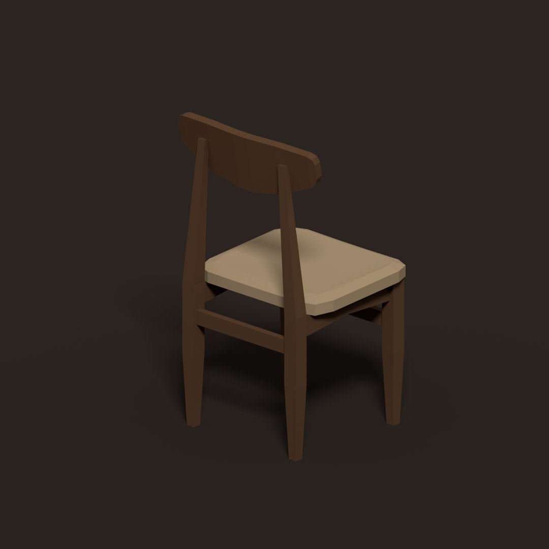 3D Simple Chair - TurboSquid 1195024