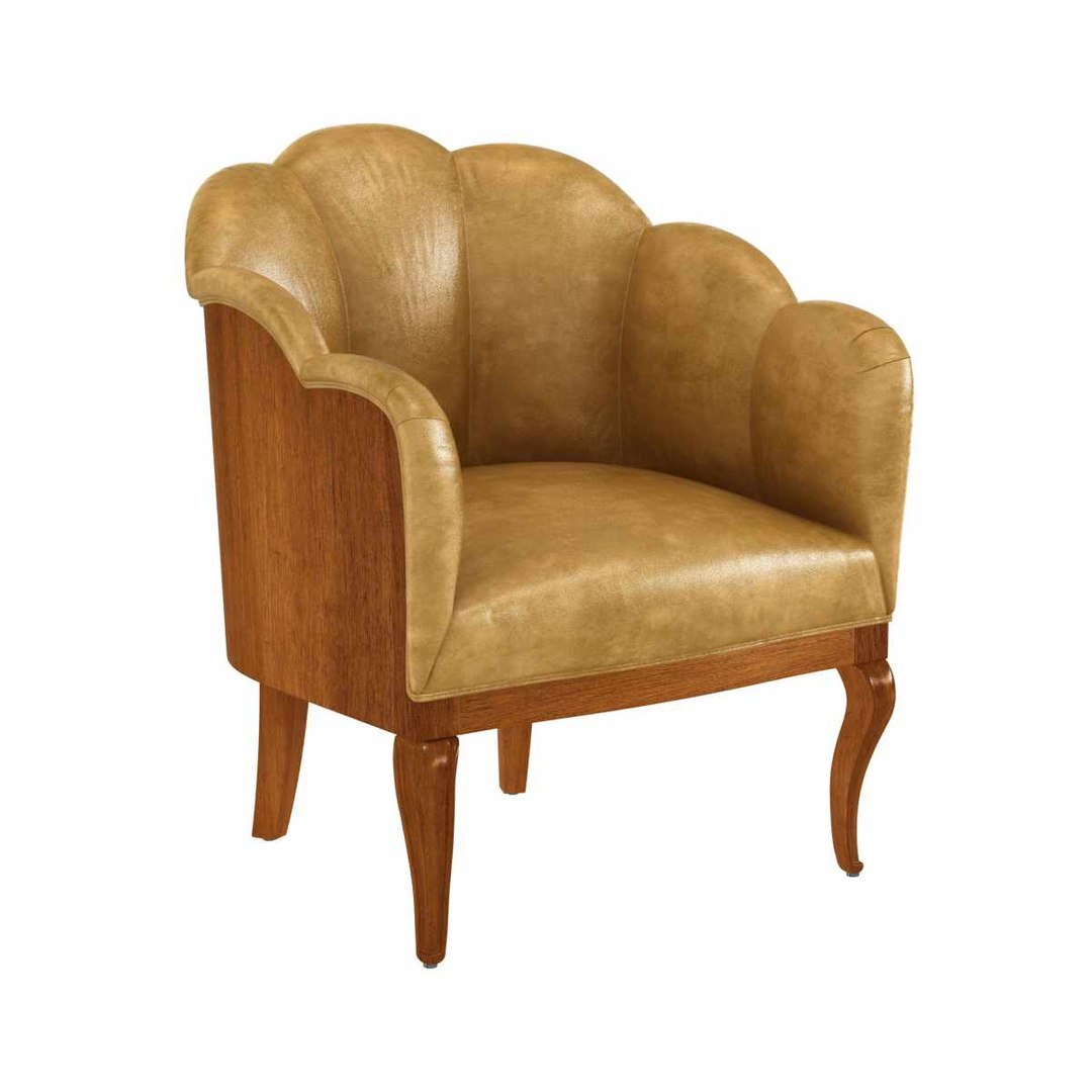 Chair Vintage Leather Channel 3D - TurboSquid 1451739