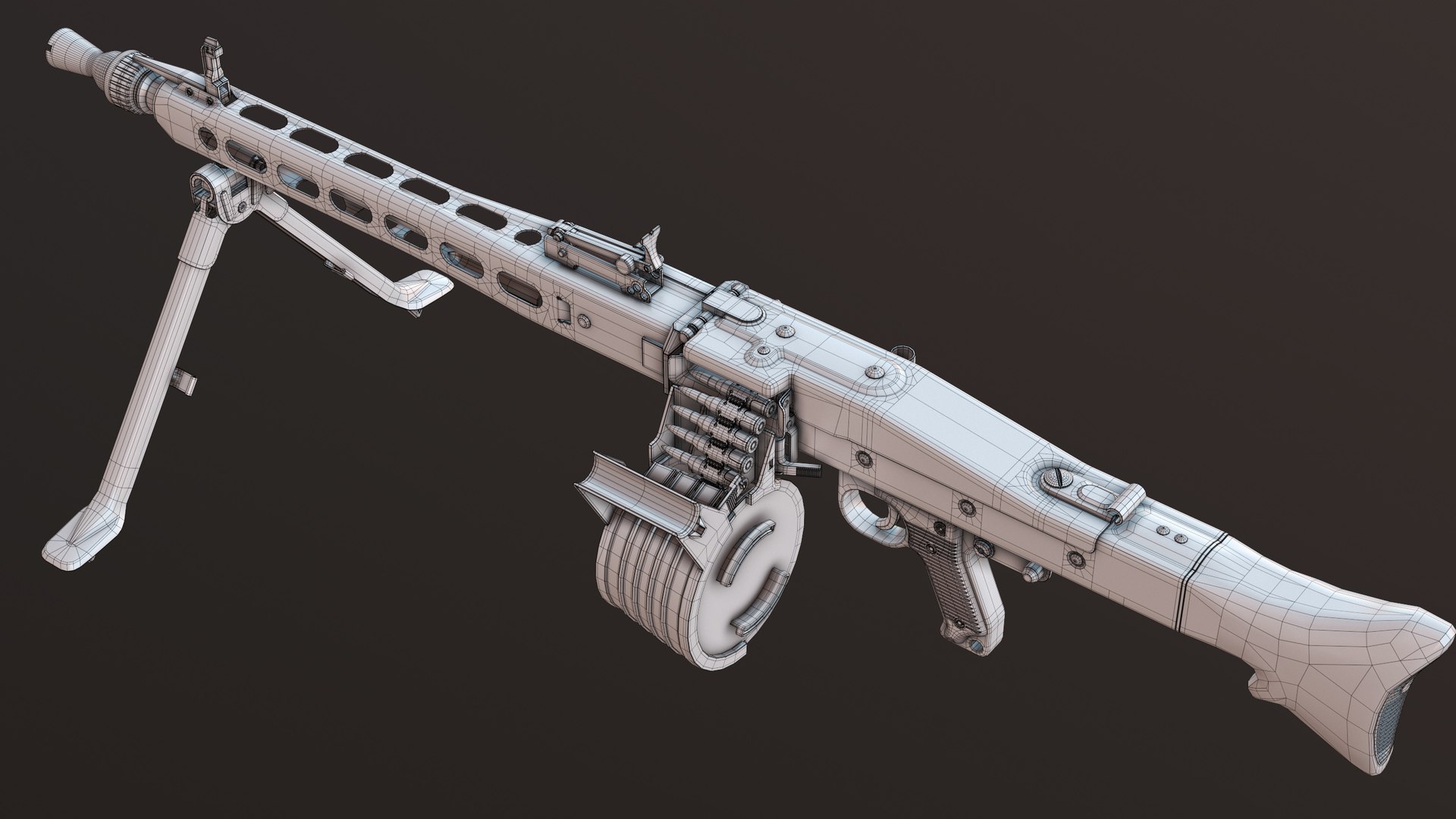 MG3 3D Model - TurboSquid 1936884