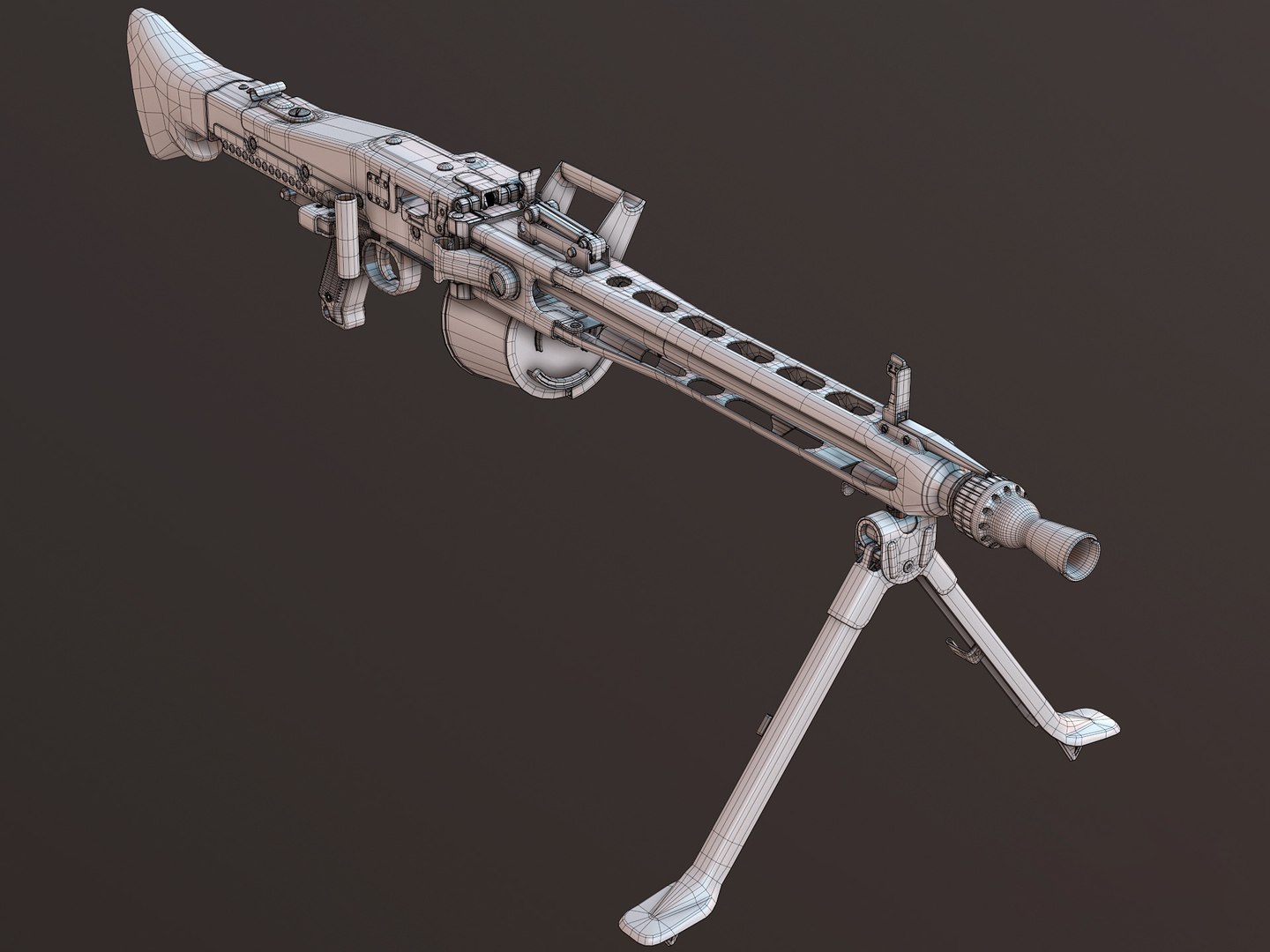 MG3 3D Model - TurboSquid 1936884