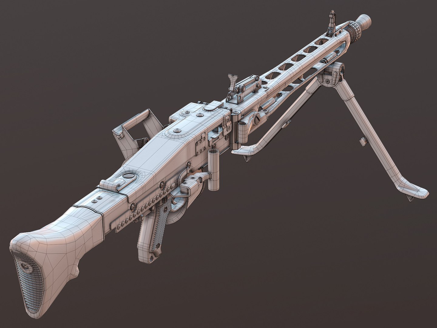 MG3 3D Model - TurboSquid 1936884