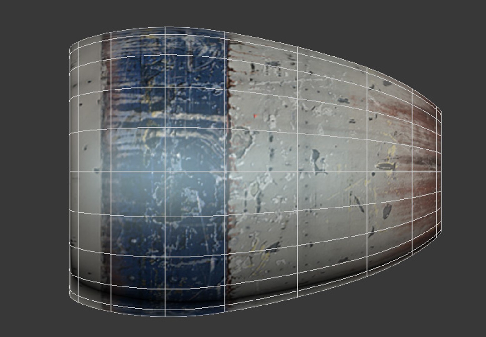 Old Plane Engine 3d Model