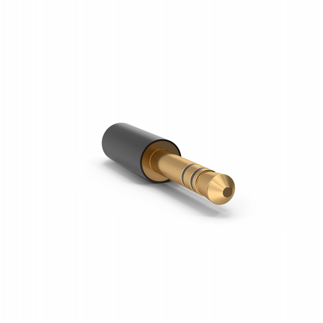 3D Aux Audio Cable - TurboSquid 2187587