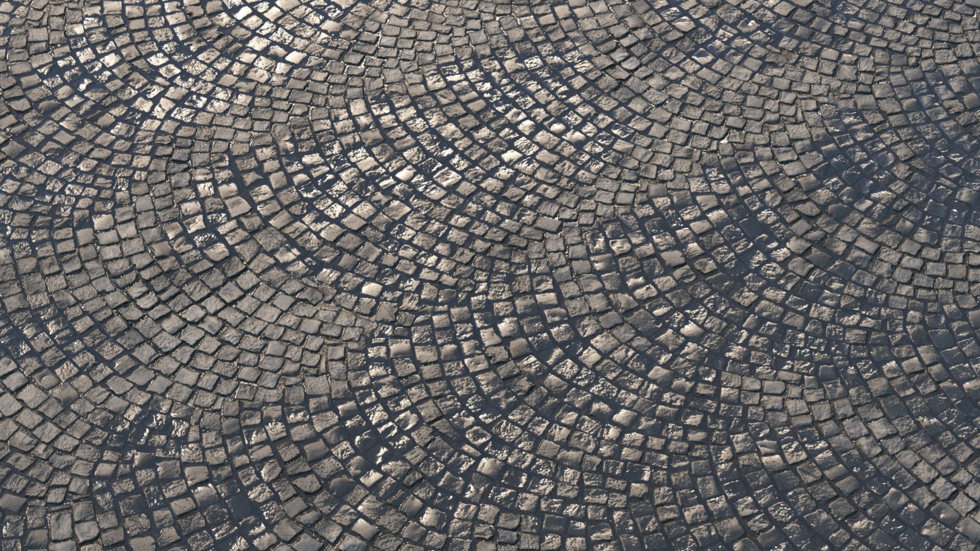 3D Material Of Wet Radial Paving 01 - TurboSquid 1965582